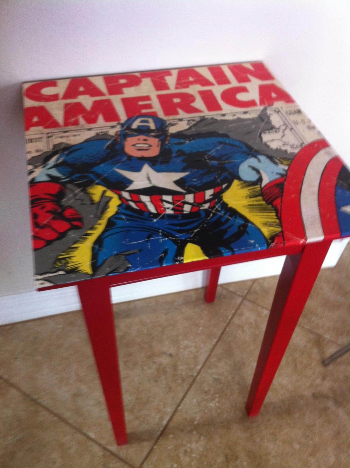 Good Find Captain America Table - Goodwill Southern California